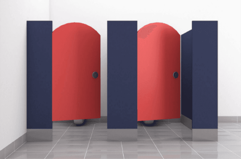 Finding the Right Toilet Cubicle Layout and Dimensions | Cubispec